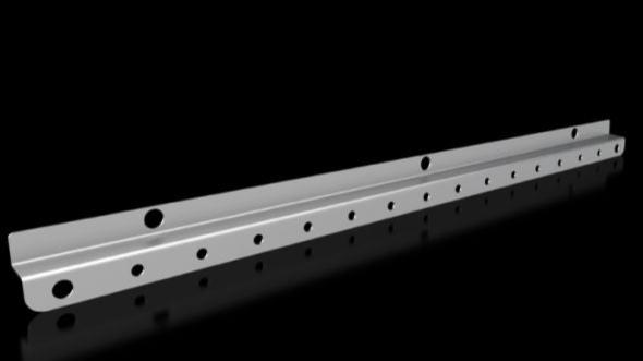 Rittal | Perforated mounting strip for partial door | 9681.206 – PAD Online